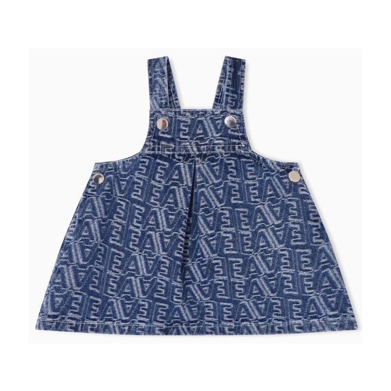 Armani Baby - Baby Girl Denim Dress Denim | MacroBaby