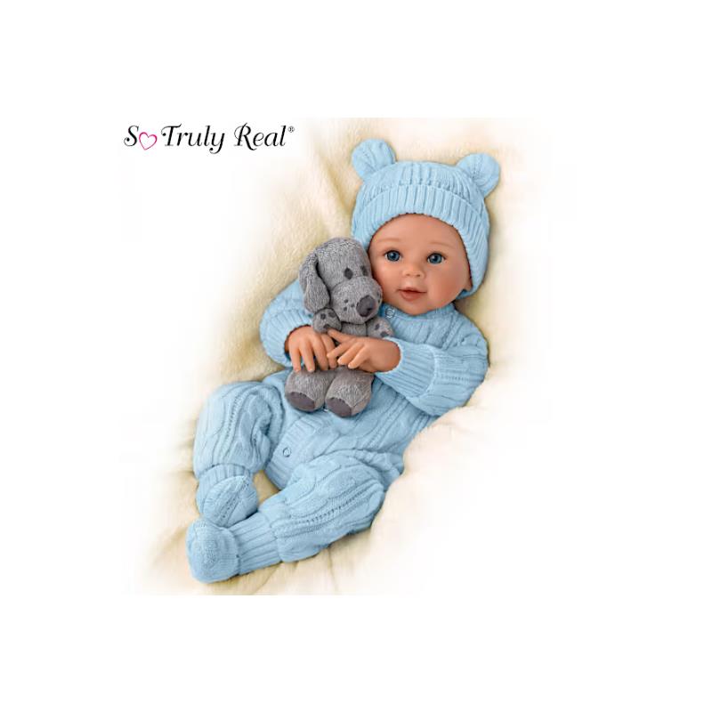 Ashton Drake - A Boy And His Dog Baby Boy Doll