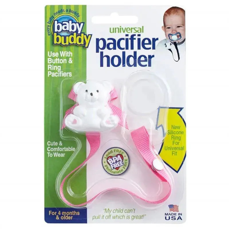 Baby Buddy - Universal Pacifier Holder, Pink