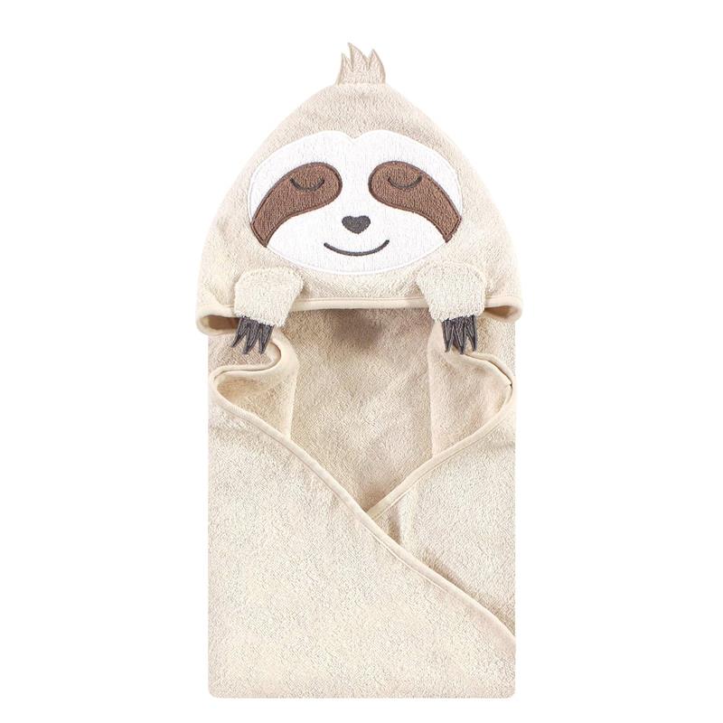 Baby Vision Animal Hooded Towel, Sloth | MacroBaby