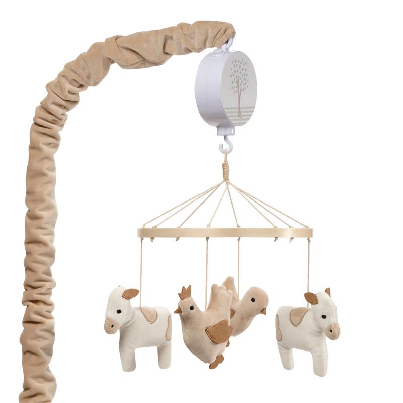 Bedtime Originals - Farmyard Friends Musical Baby Crib Mobile Soother