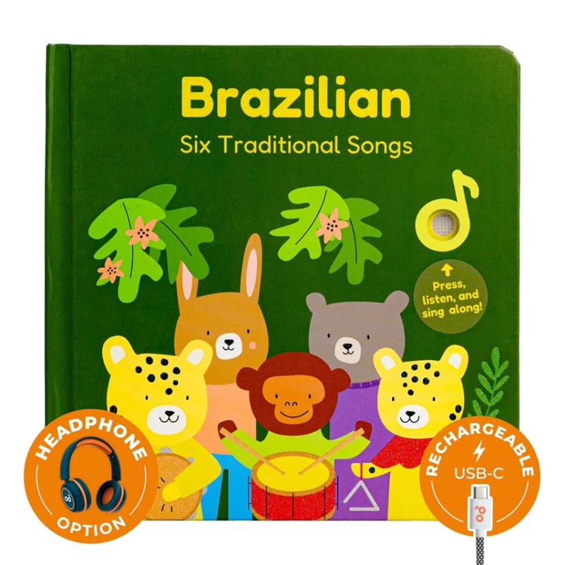 Cali's Book - Brazilian Nursery Rhymes - Headphone Edition | MacroBaby