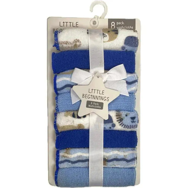 Cudlie - 8Pc Rolled Wc On Card, Beary Cute New | MacroBaby