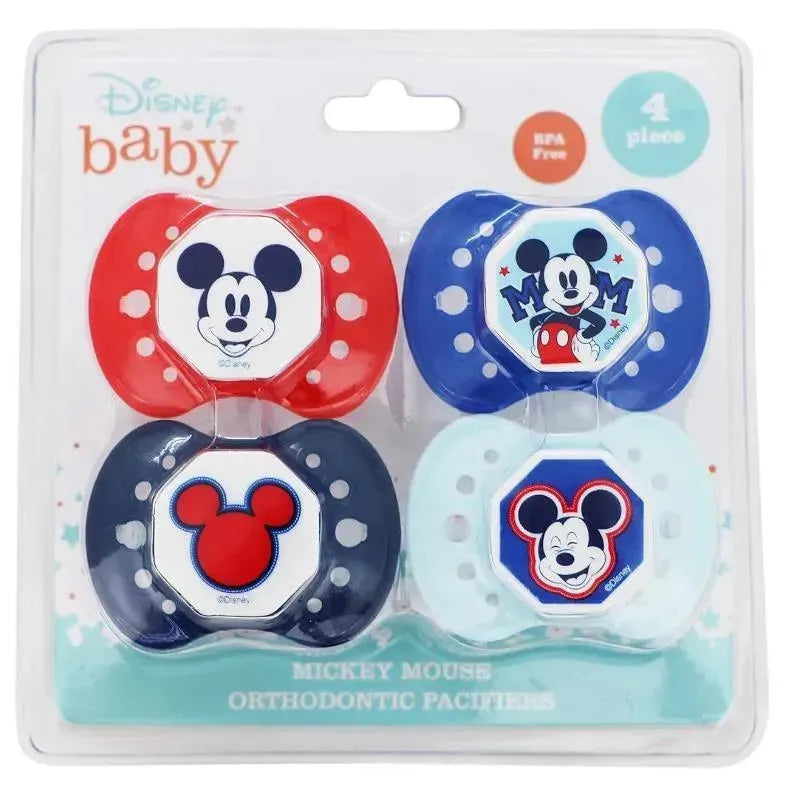Cudlie - 4Pk Disney Mickey Mouse Baby Boy Pacifier