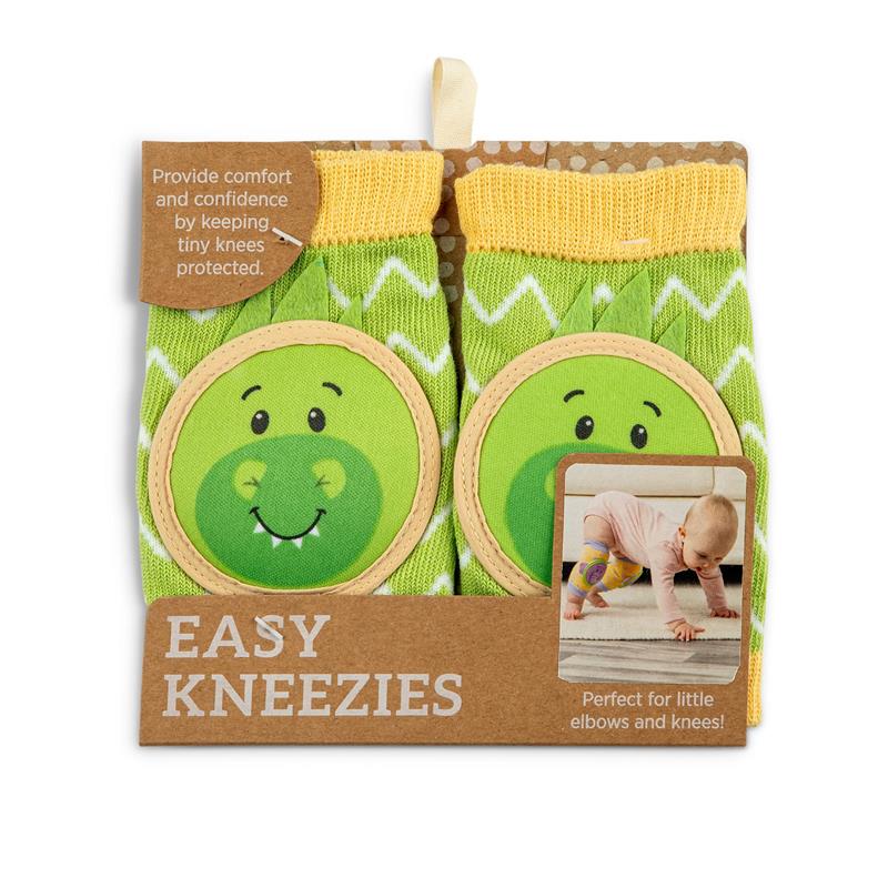 Demdaco - Dinosaur Infant One Size Fits Most Green & Yellow Knee Pads