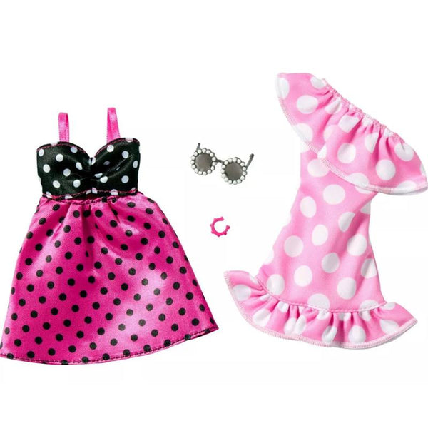 Fisher Price - Barbie Fashion Polka Dot Outfit - 2pk | MacroBaby