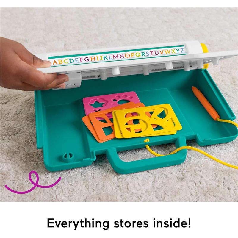 Fisher Price - Preschool Toy Learn & Doodle Desk Mess-Free Writing & D