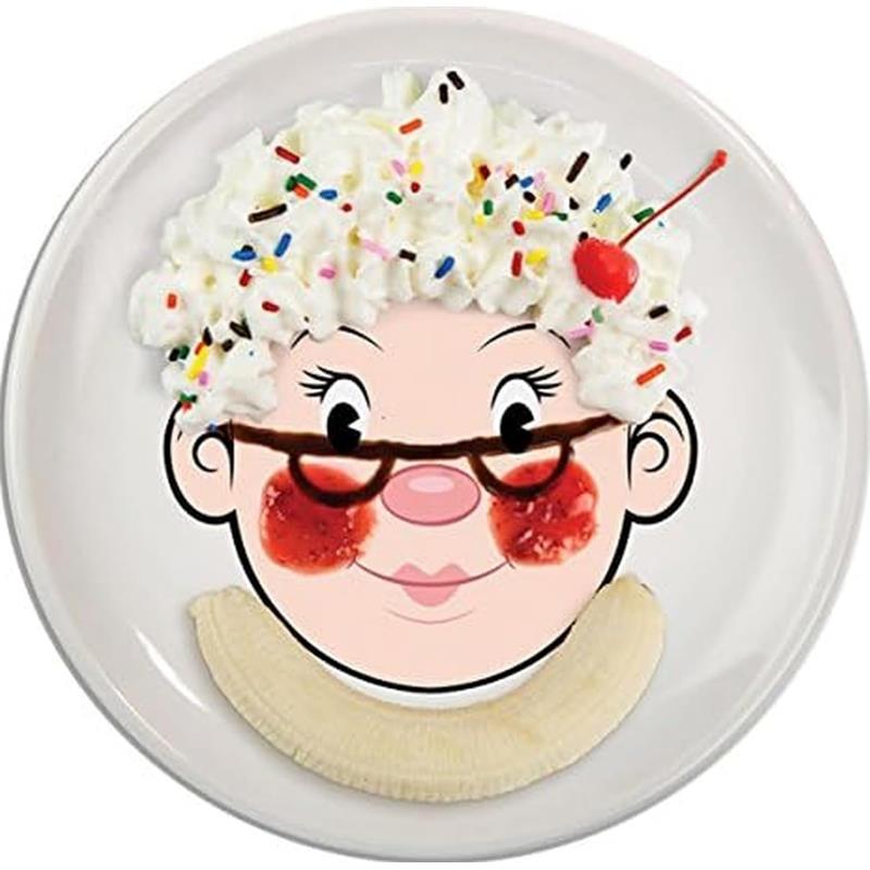 Fred & Friends - Ms Food Face Dinner Plate