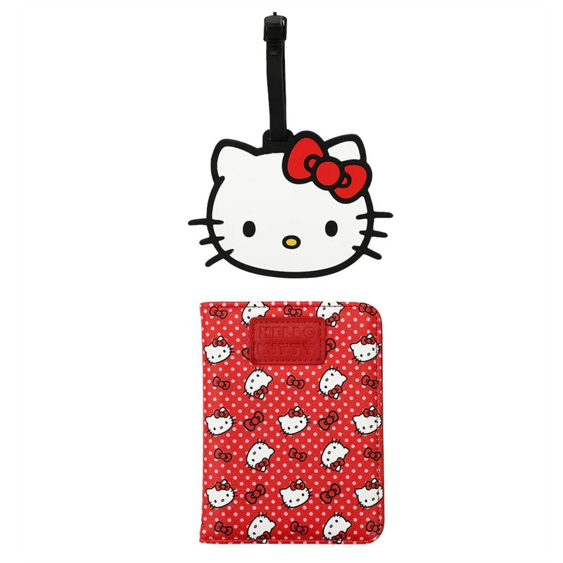 Hello Kitty Passport Cover & Luggage Tag Combo Set | MacroBaby