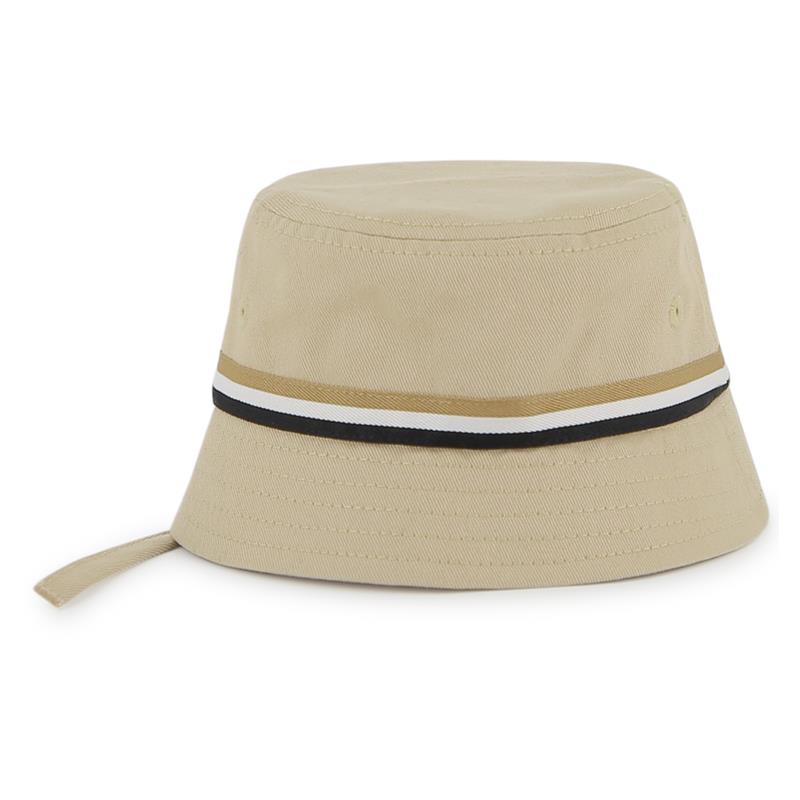 Hugo Boss Baby - FISHERMAN's HAT WITH FASTENERS Stone
