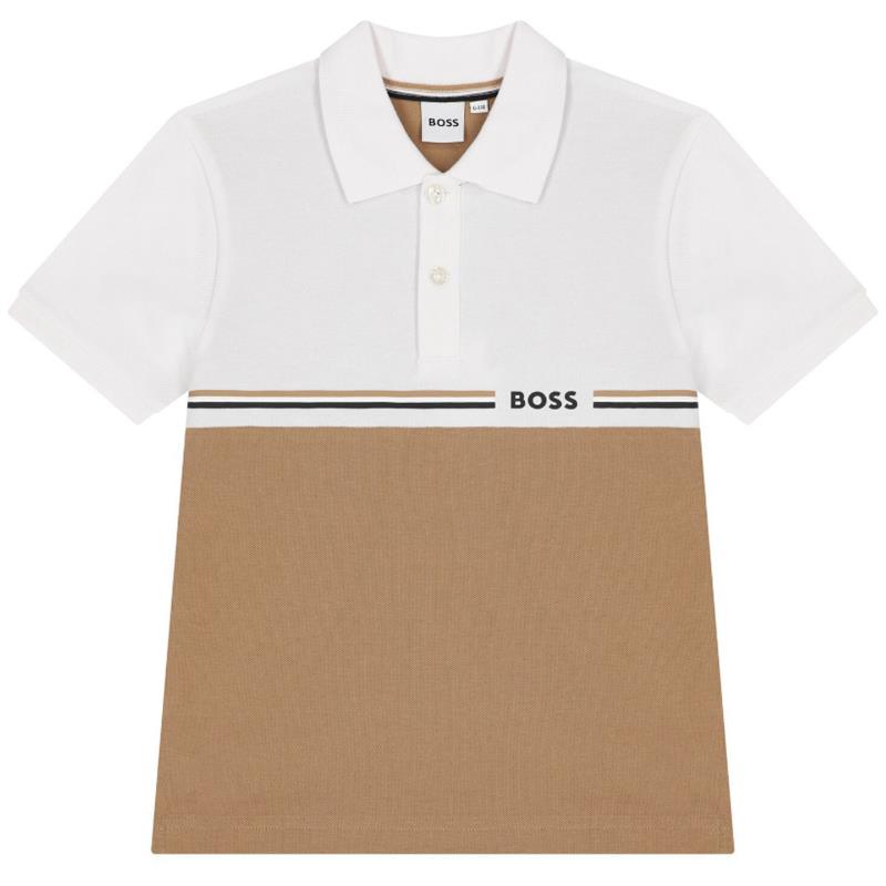Hugo Boss Baby - Short Sleeve Polo Beige 04A