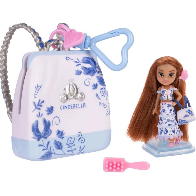 Jakks - Disney Tote Ily Teenies Series 2 I Love Cinderella Mini Doll