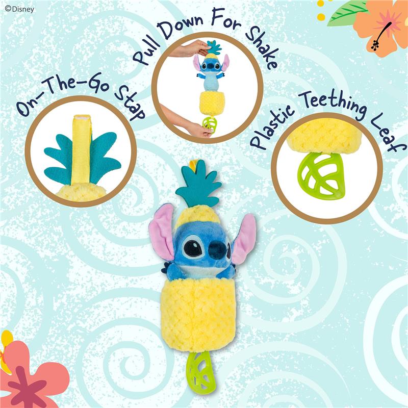 KIDS PREFERRED - Disney Baby Lilo and Stitch Toys Stitch Pulldown Pine