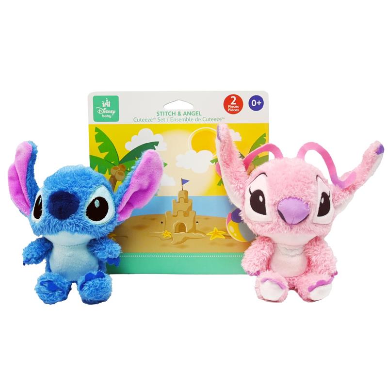 KIDS PREFERRED - Disney Baby Lilo & Stitch CUTEEZE 2 Pack Angel & Stit