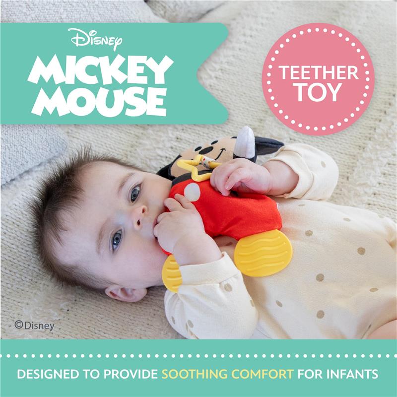 Kids Preferred - Disney Baby Mickey Mouse Plush and Sensory Crinkle Te