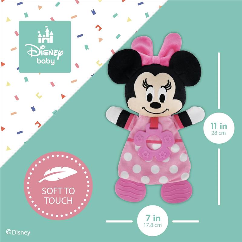 Kids Preferred - Disney Baby Minnie Mouse Plush and Sensory Crinkle Te