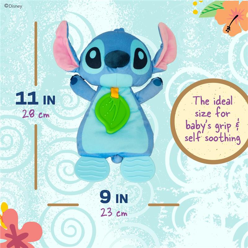 Kids Preferred - Disney Baby's Stitch Plush and Sensory Crinkle Teethe