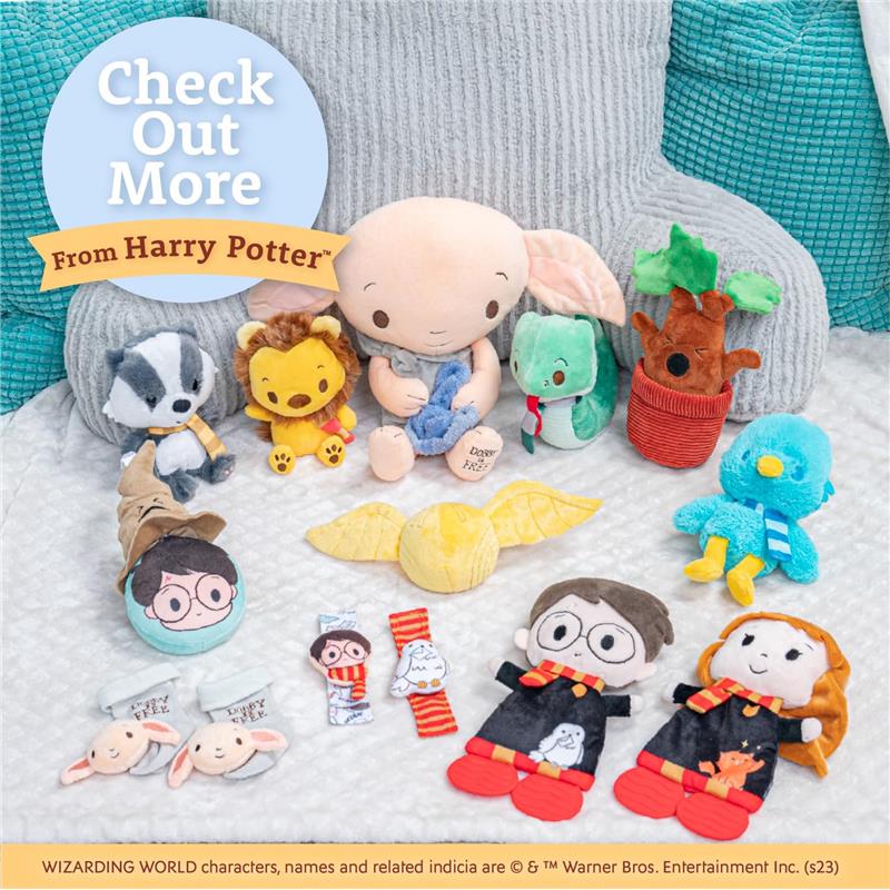 KIDS PREFERRED - Harry Potter Hedwig Baby Infant Wrist Rattles with He