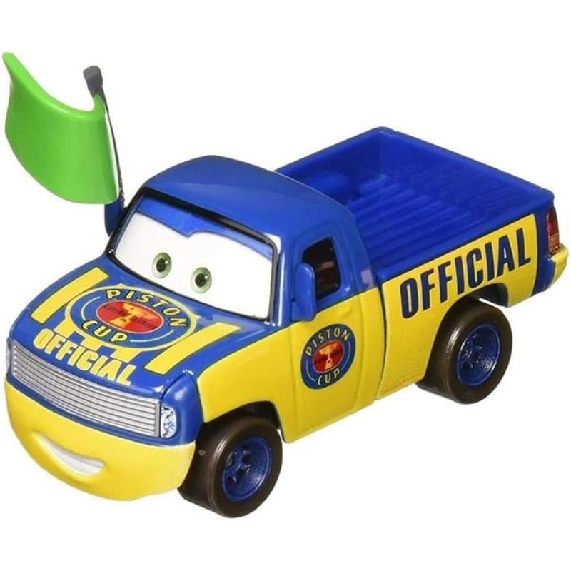 Mattel - Disney Pixar Cars, Official Dexter Hoover W Green Flag | MacroBaby