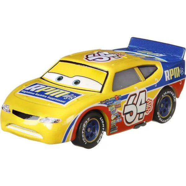 Mattel - Disney Pixar Cars Winford Bradford Rutherford - Yellow Ad Blue ...
