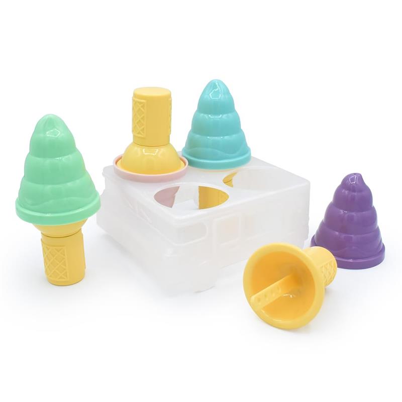 Melii - 4Pk Ice Cream Shaped Ice Pops