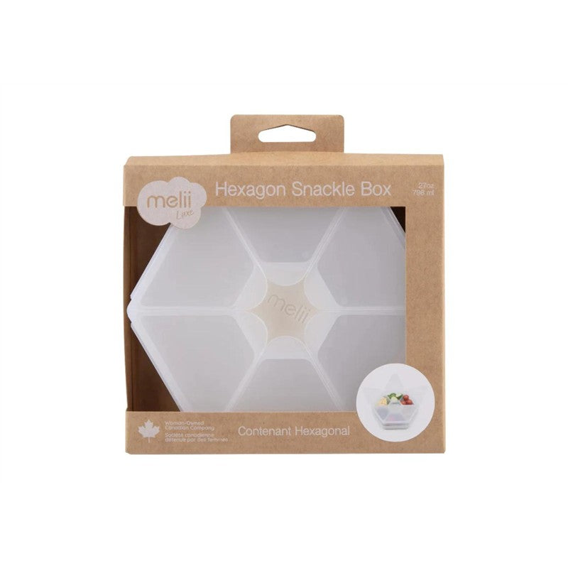 Melii - Luxe Hexagon Snackle Box - Ivory