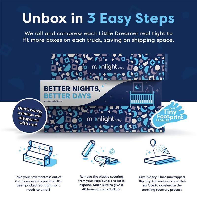Moonlight Baby - Slumber Luxury Dreamer Crib Mattress, Standard Size
