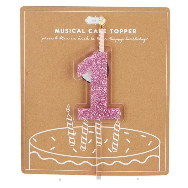 Mud Pie - Birthday Girl Cake Toppers 1 Year | MacroBaby
