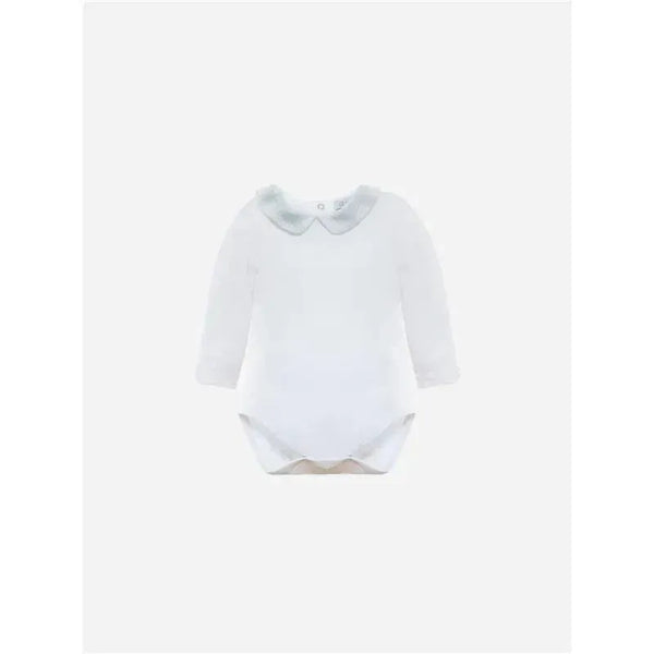 Patachou - Baby Boy White Jersey Body Knit
