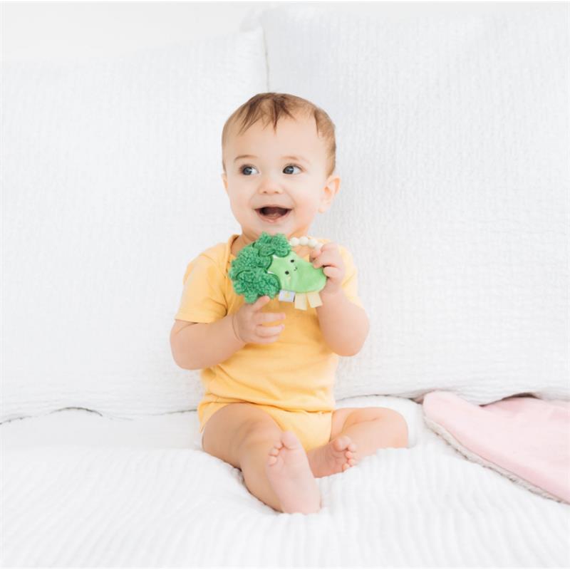 Pearhead - Broccoli Crinkle Baby Teether