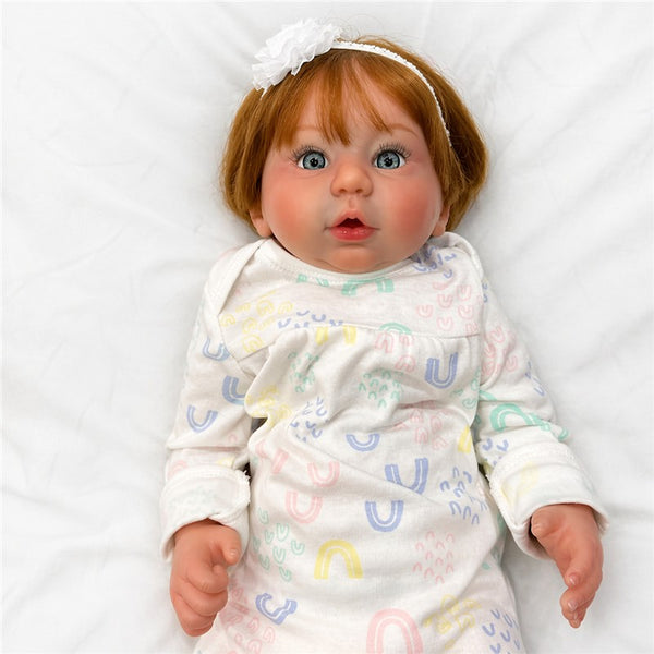 Reborn Baby Doll - White Vinyl, Kylin | MacroBaby