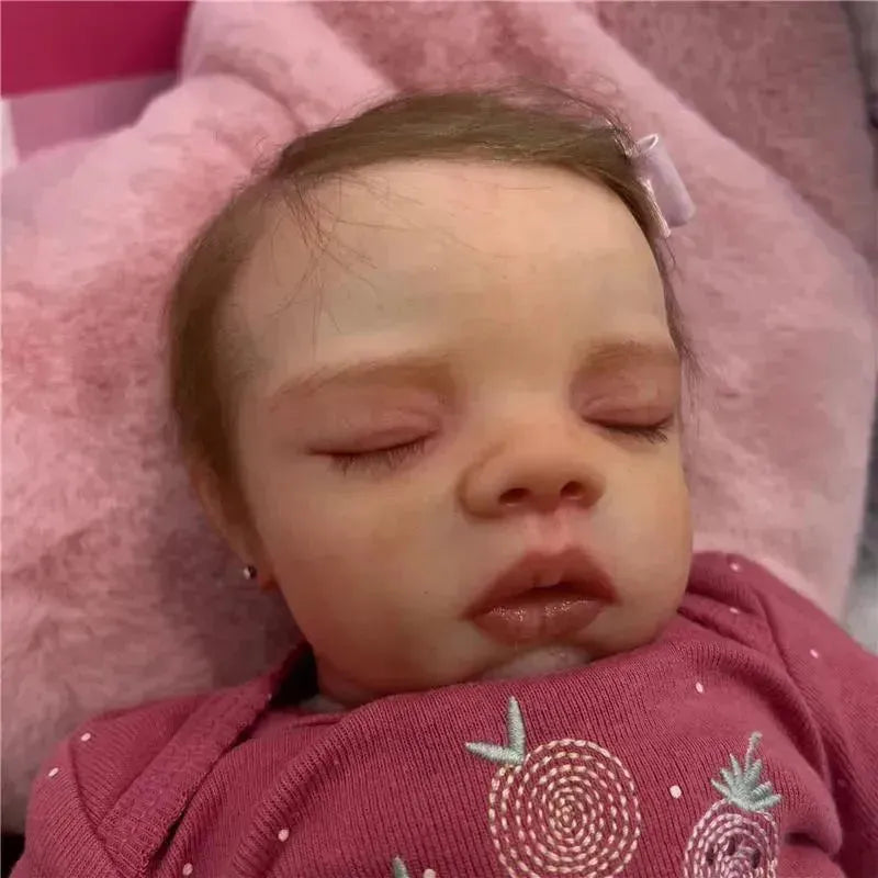 Reborn Baby Doll - White Vinyl, Megan Sleeping | MacroBaby