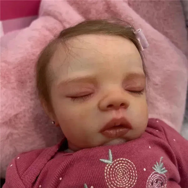 Reborn Baby Doll - White Vinyl, Megan Sleeping | MacroBaby