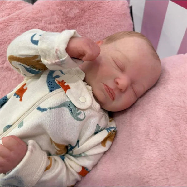 Reborn Baby Doll - White Vinyl, Phinea | MacroBaby