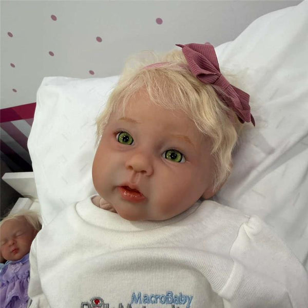 Reborn Baby Doll - White Vinyl, Raven | MacroBaby