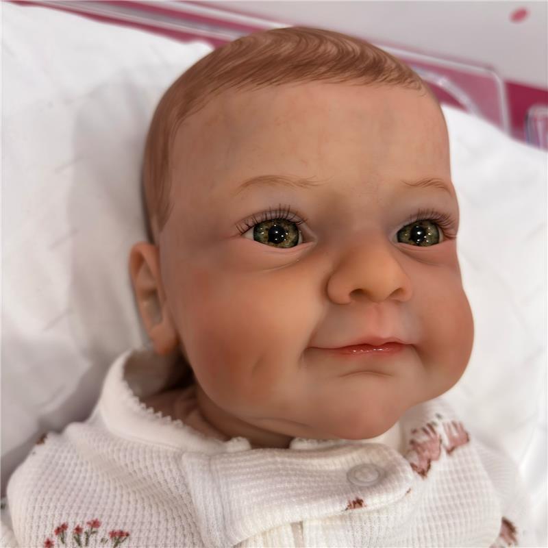 Reborn Baby Doll - White Vinyl, Ravy | MacroBaby