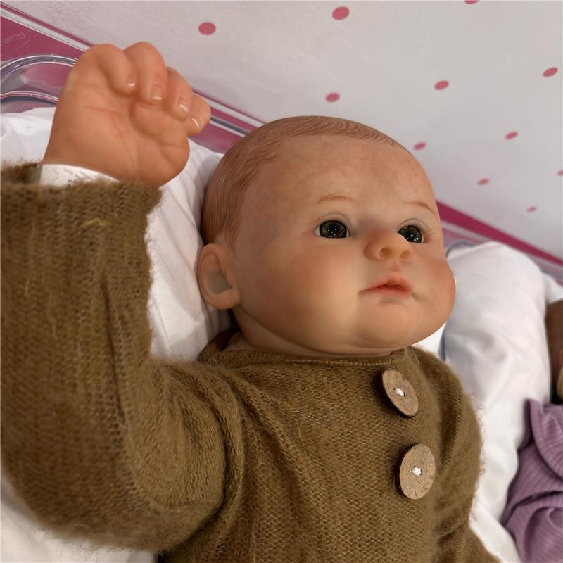 Reborn Baby Doll - White Vinyl, Tanner | MacroBaby