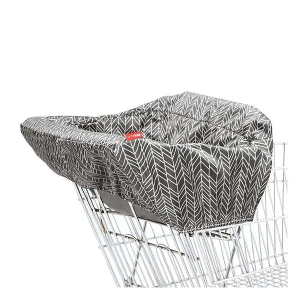 Skip Hop - Shopping Cart Cover, Grey Feather | MacroBaby
