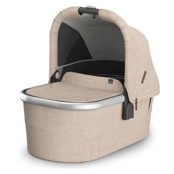 Uppababy - Bassinet V3, Declan (Oat Mélange/Silver Frame) | MacroBaby
